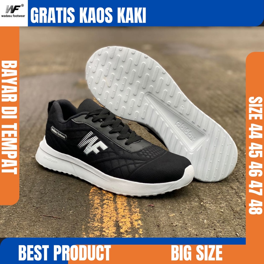 Jual SEPATU PRIA UKURAN BESAR SNEAKERS OLAHRAGA BIG SIZE 44 45 46 47 48 ...