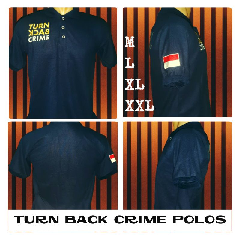 Jual KAOS POLO SHIRT TURN BACK CRIME polos/kaos Turn back crime ...