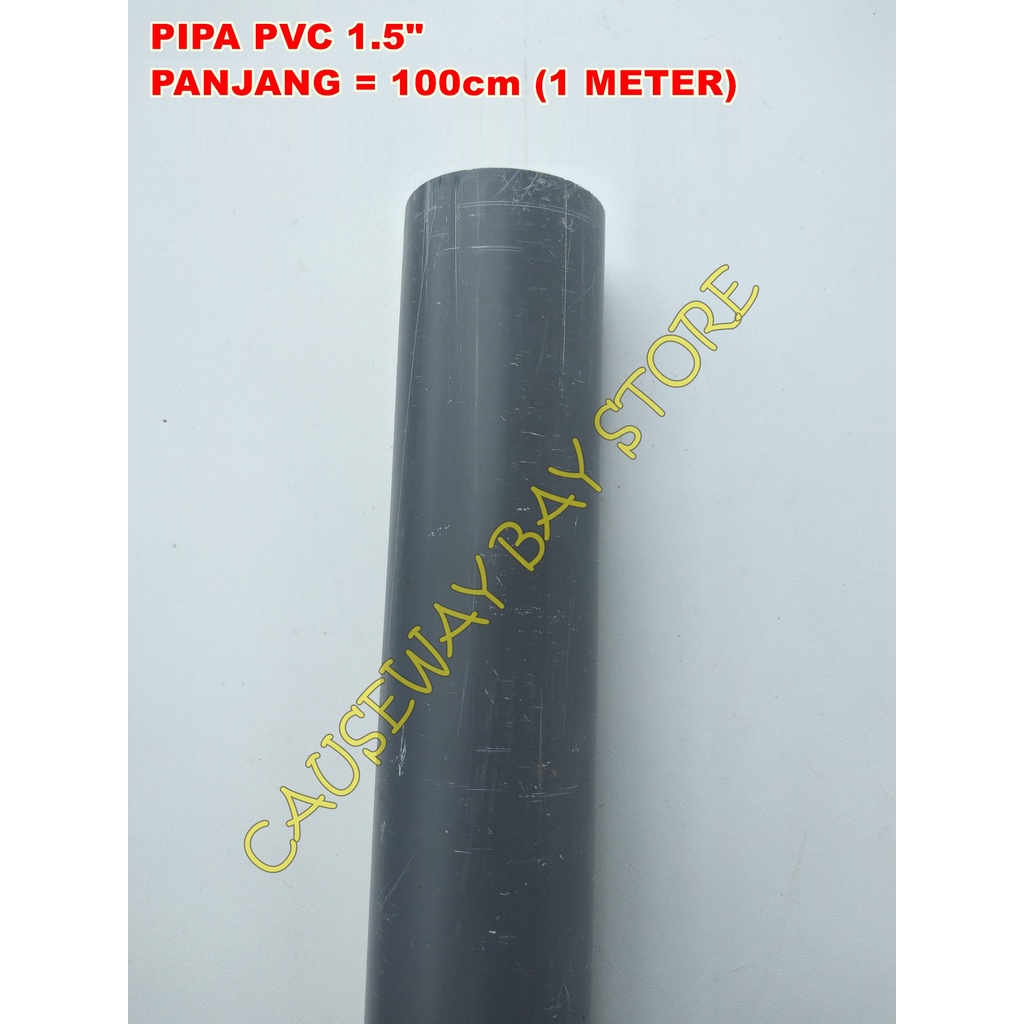 Jual PIPA PVC 1.5 INCH PANJANG 1 METER | Shopee Indonesia