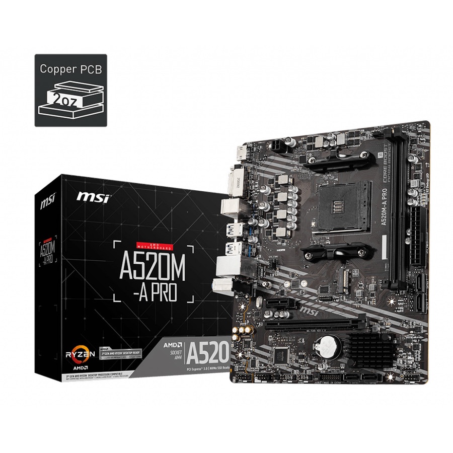 Jual MSI A520M-A PRO ( Socket AM4 ) | Shopee Indonesia