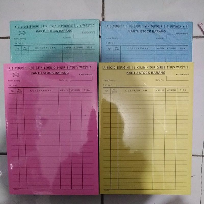 Jual Kartu Stok Stock Card Kwarto Merk Kurnia/ Kuda | Shopee Indonesia