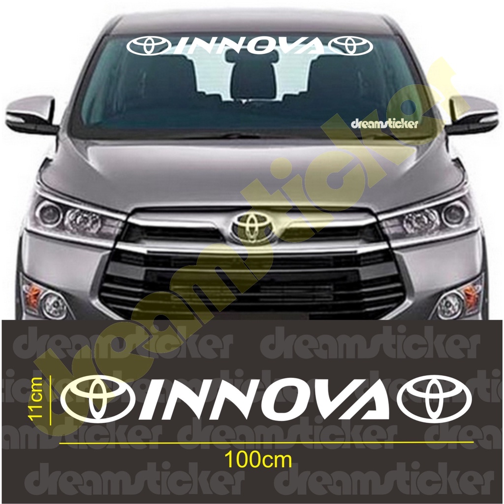 Jual Sticker Stiker Kaca Depan Toyota Innova Windshield | Shopee Indonesia