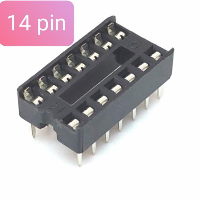 Jual soket ic 14p / soket ic 14pin / socket ic 2x7 14pin muri33l ...