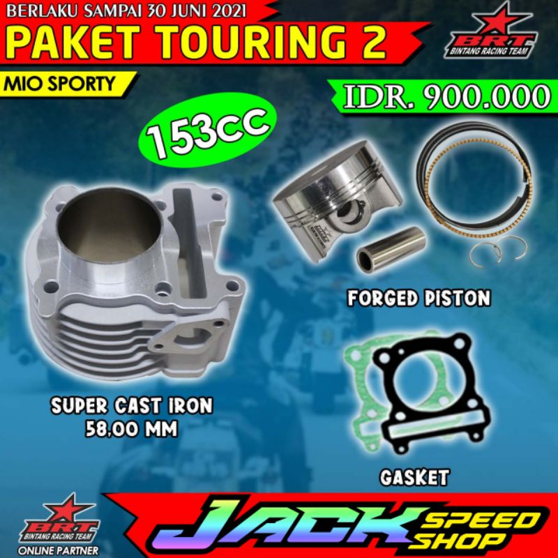 Jual BLOK PISTON BRT MIO OLD NEW SPORTY SOUL SMILE NOUVO FINO XRIDE KARBU SILINDER CYLINDER ...