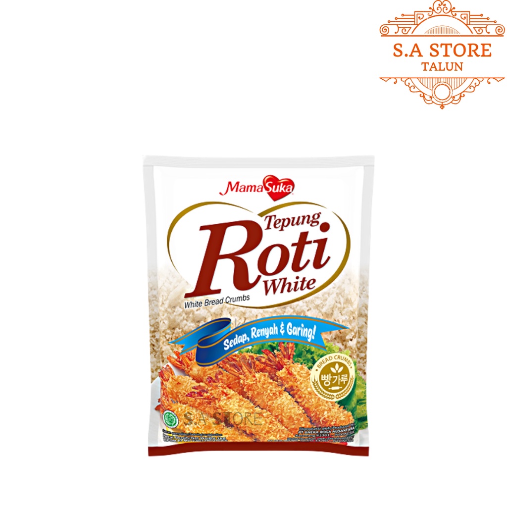 Jual Mamasuka Tepung Roti White (200 gr) | Shopee Indonesia
