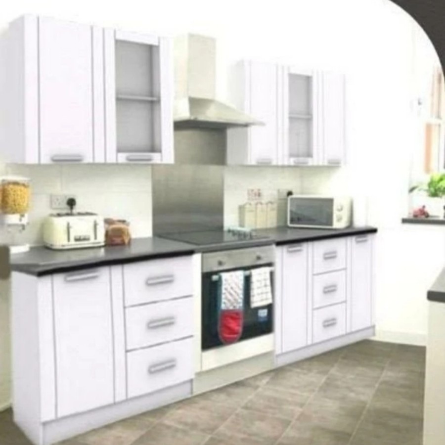 Jual Kitchen set rak dapur rak sayur rak bumbu 2/3 pintu atas bawah ...