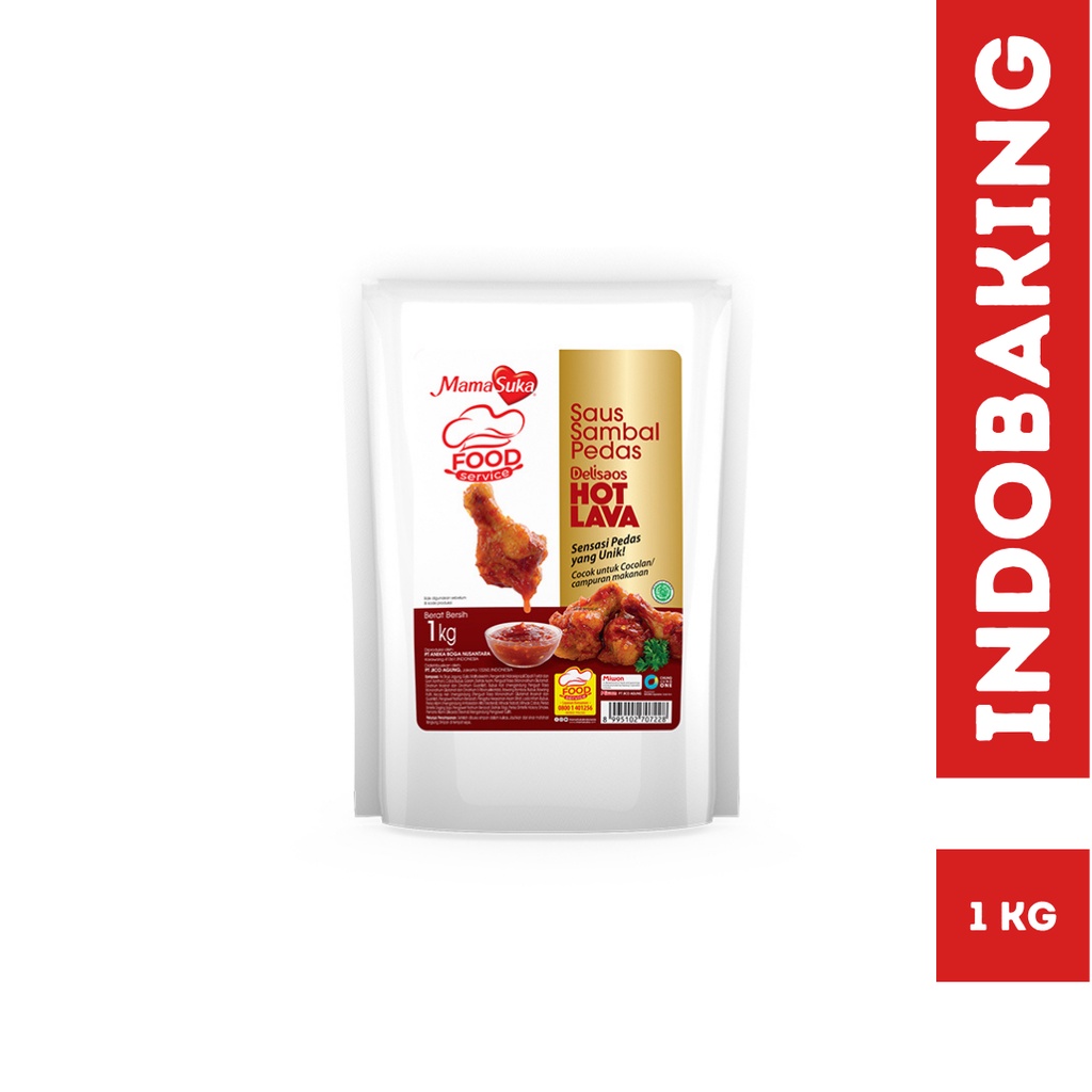 Jual Mamasuka Saus Sambal Delisaos Hot Lava Sauce 1kg | Shopee Indonesia