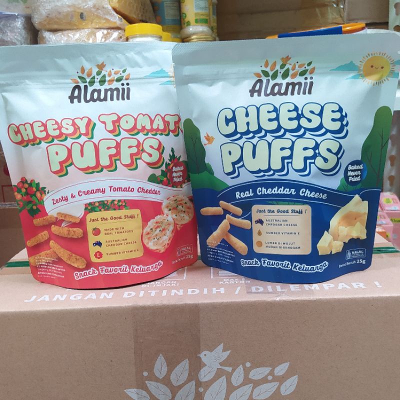 Jual Alamii Healthy Snack Puffs 1 Karton (12pax) | Shopee Indonesia