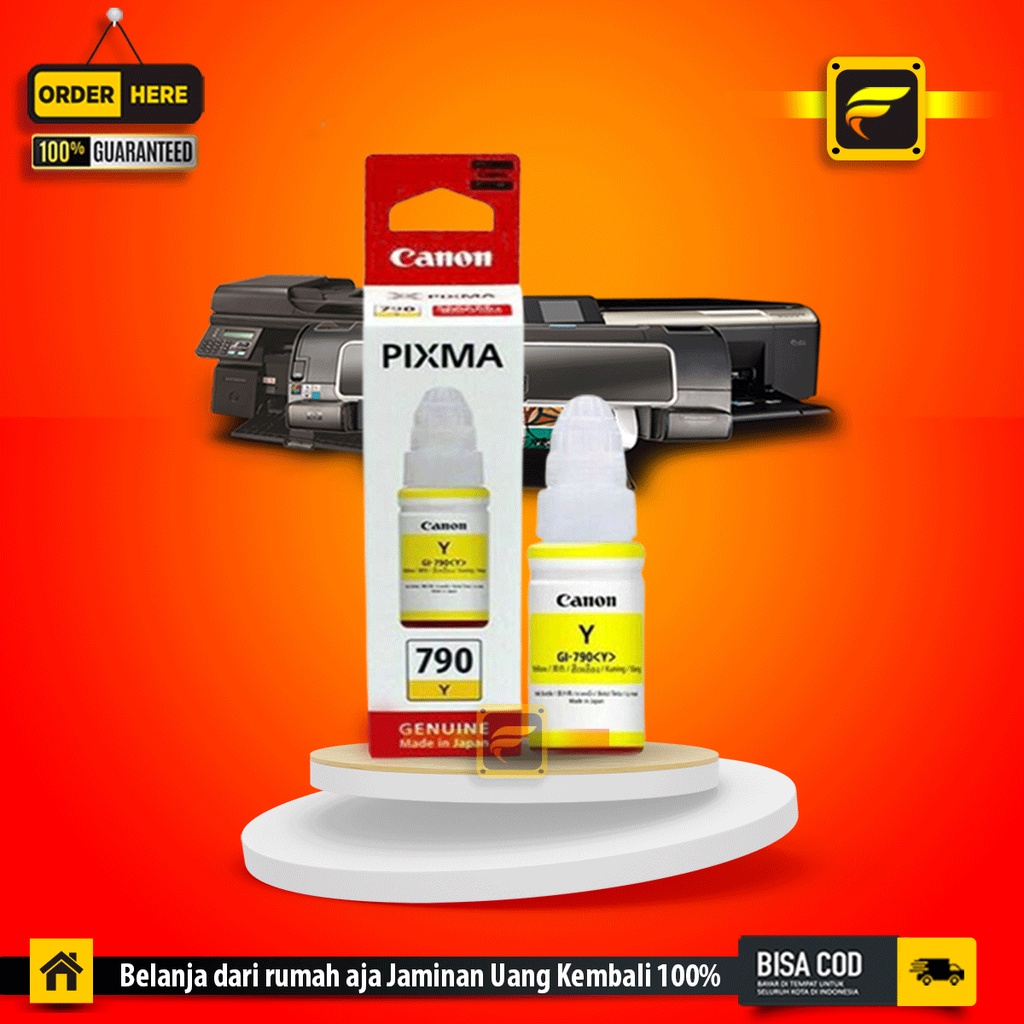 Jual Tinta printer canon pixma 790 Yellow SERIES G1010 G2010 G1000 ...