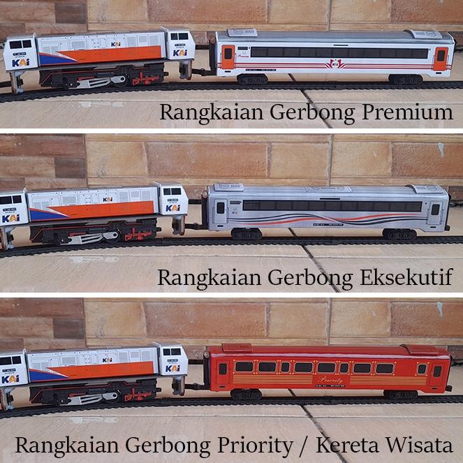 Jual Serba diskon Kereta api Indonesia - ful set lokomotif dan gerbong ...