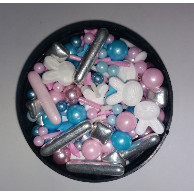 Jual Spikel/Sprinkle rabbit pink 10gr (Food grade) | Shopee Indonesia