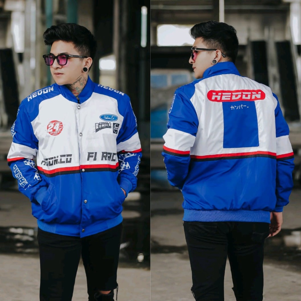 Jual JAKET PRIA - JAKET VINTAGE RACING - JAKET VINTAGE - JAKET BOMBER ...