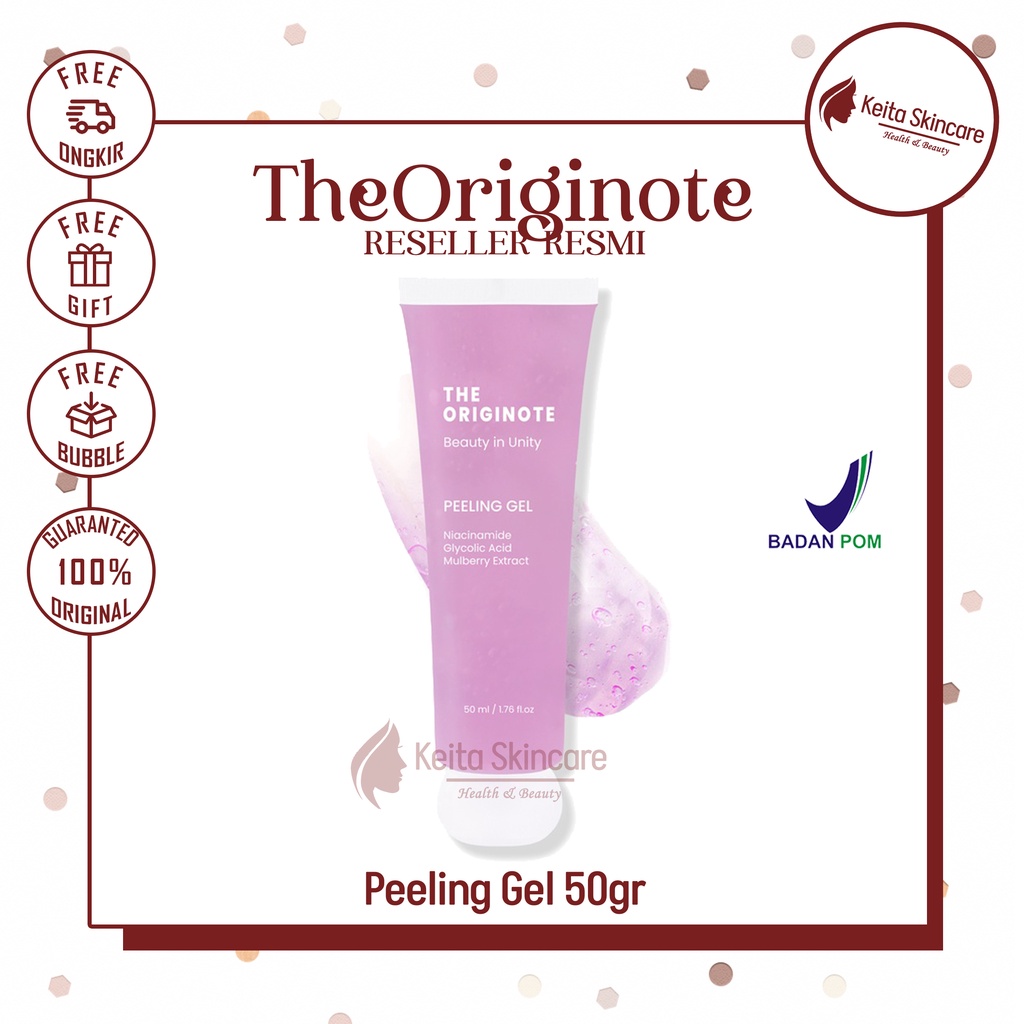 Jual The Originote Peeling Gel 50gr - Masker Peeling Mengangkat Sel Kulit Mati Mencerahkan Wajah ...