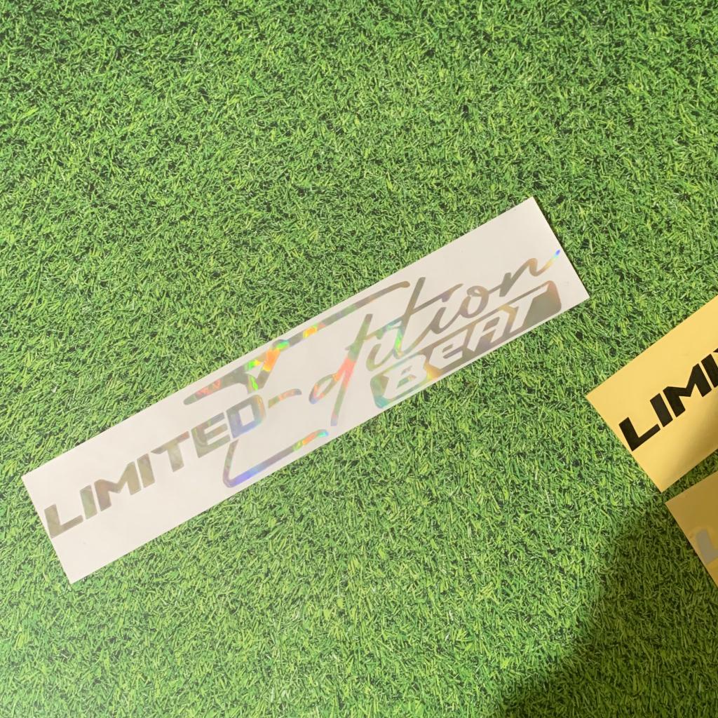 Jual Stiker Limited Edition Beat cutting sticker | Shopee Indonesia
