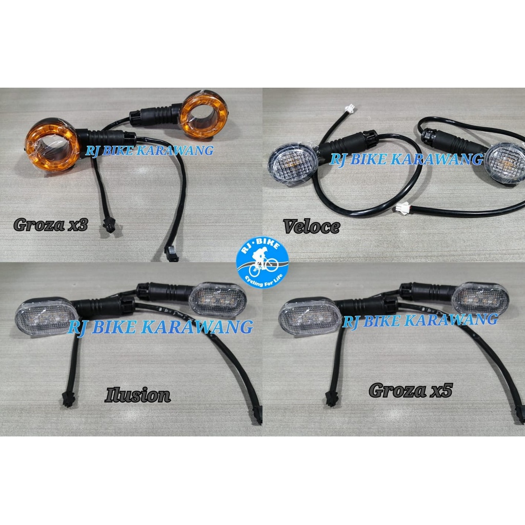 Jual LAMPU SIGN LAMPU SEIN LAMPU SEN DEPAN/BELAKANG SEPEDA LISTRIK ...