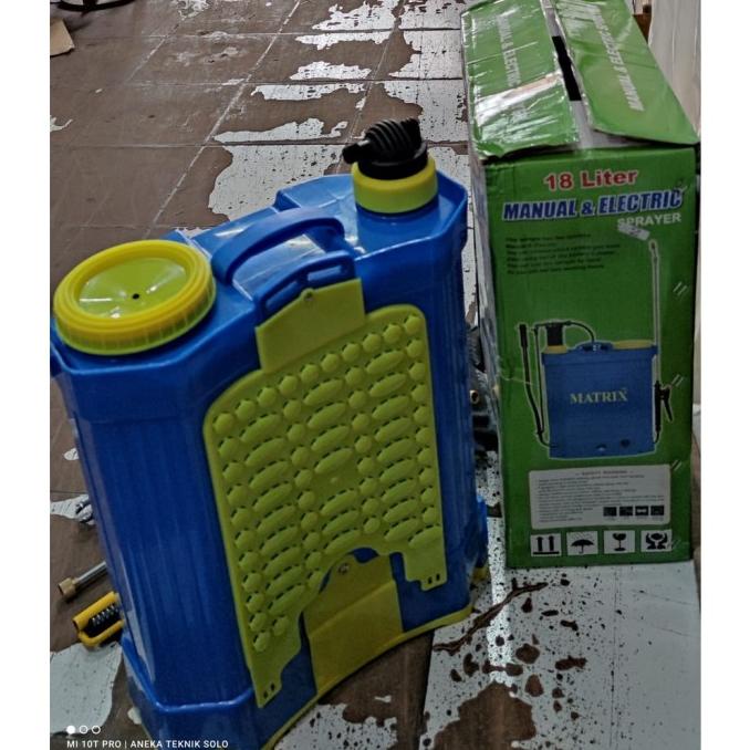 Jual Tangki Semprot Hama Elektrik Sprayer Matrix 18Liter 2In1 Electric ...
