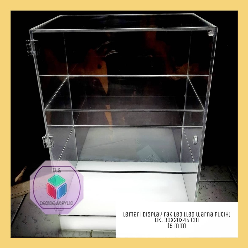Jual Decide Acrylic Akrilik Organizer Display Rak Lemari Led Action ...