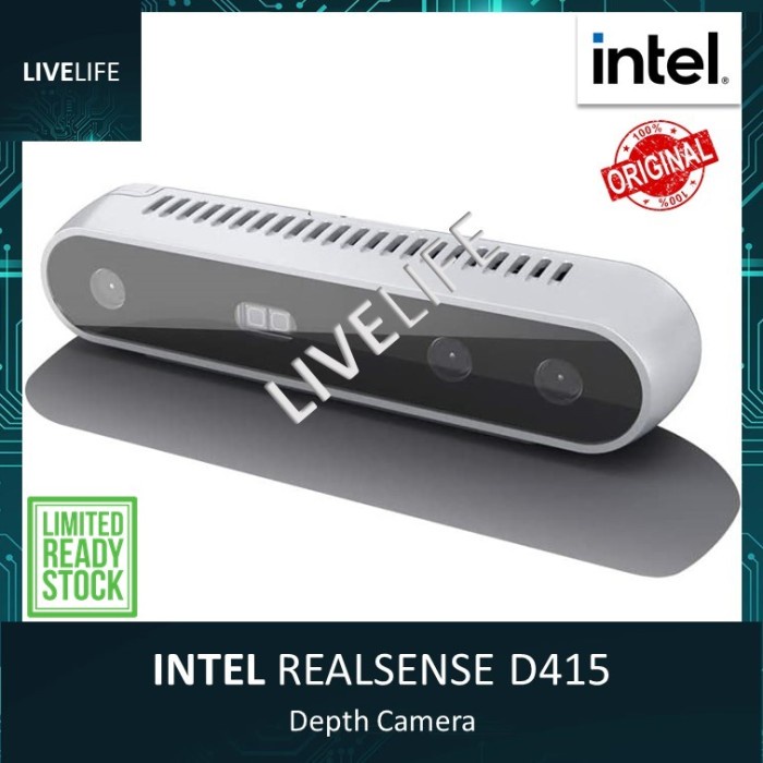 Jual INTEL RealSense D415 - Depth Camera / Kamera Kedalaman u/ Drone ...