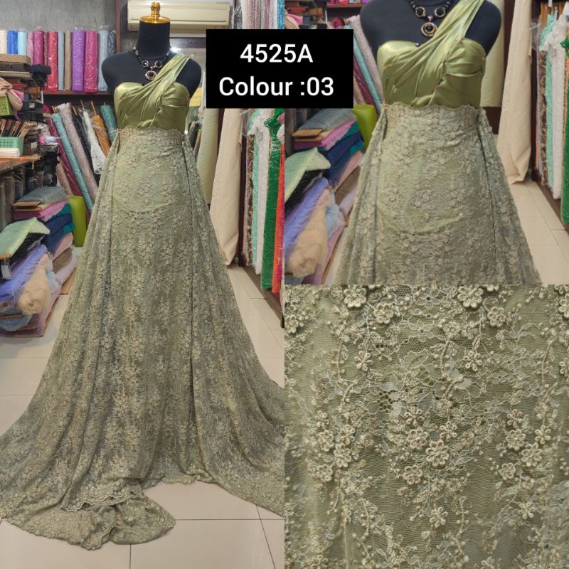 Jual Kain Tile Brokat Bunga Kecil 3D Timbul 4525A Sage Green | Shopee ...