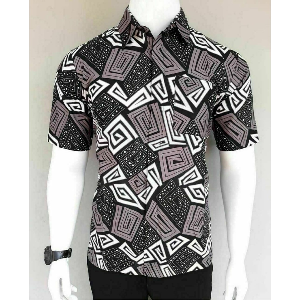 Jual BAJU BATIK PRIA TERMURAH KEMEJA BATIK PRIA | Shopee Indonesia