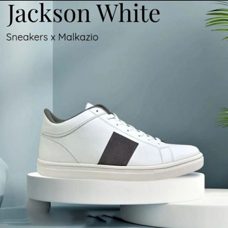 Jual JACKSON Sneakers Sepatu Pria Men-506 Sepatu Kasual Low Boots Putih ...