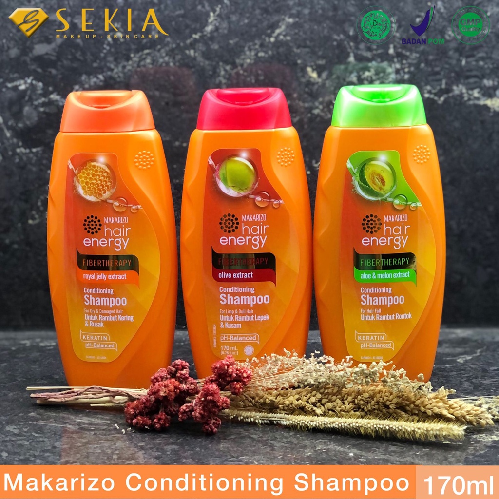 Jual Makarizo Hair Energy Fibertherapy Conditioning Shampoo / SHAMPO ...