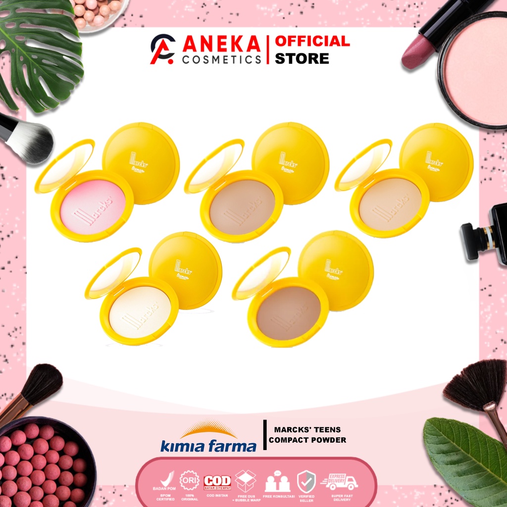 Jual MARCKS TEENS COMPACT POWDER | BEDAK PADAT RINGAN | GLOWING | TAHAN ...
