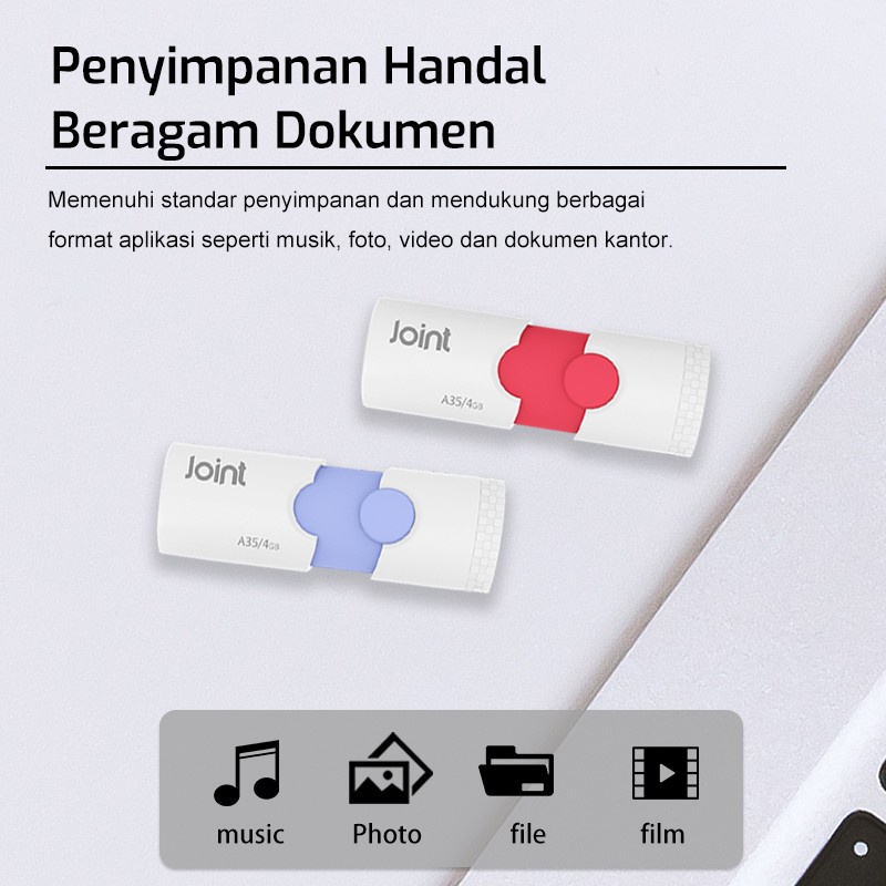 Jual Flashdisk / Flashdriver Joint A35 16GB Merah/Biru/Hijau/Ungu ...
