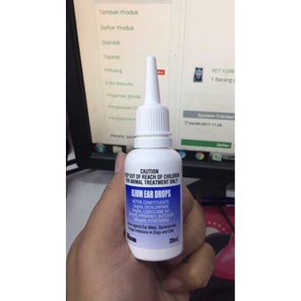 Jual Obat Kutu Kuping Tetes Kucing Anjing Ilium Ear Drops 20 Ml ...