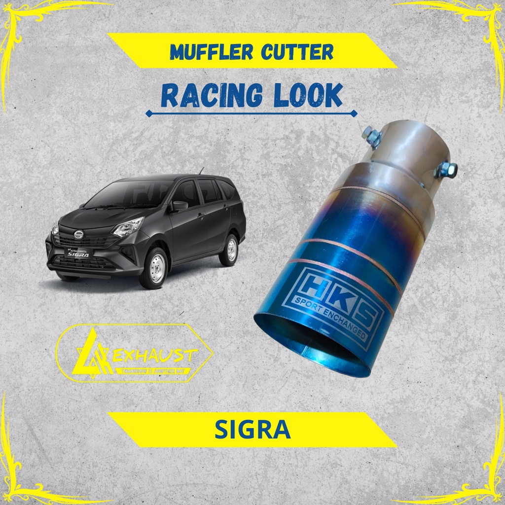 Jual Muffler Buntut knalpot Sigra variasi ujung pipa HKS racing look ...