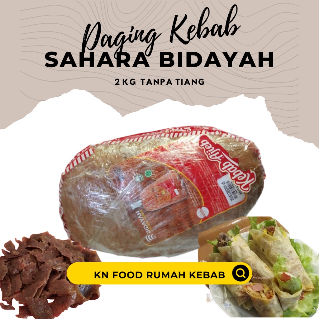 Jual Daging Kebab Non Tiang MIX Bidayah 2KG. | Shopee Indonesia
