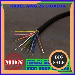 Jual parts Kabel AWG 26 10Jalur Original Jual Per 1Meter 140ZZ3 | Shopee Indonesia