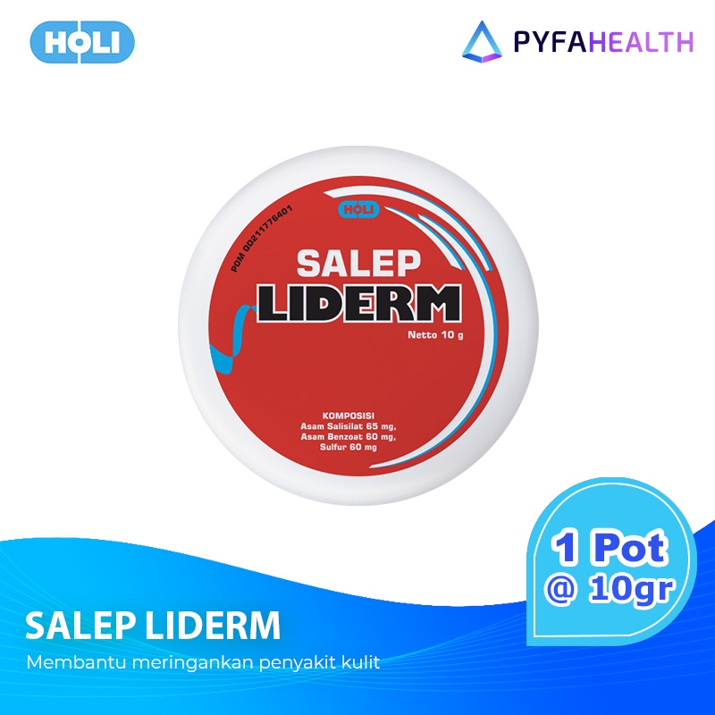 Jual Salep Liderm untuk Ringankan Infeksi Kulit oleh Jamur / 1 Pot @ 10 ...
