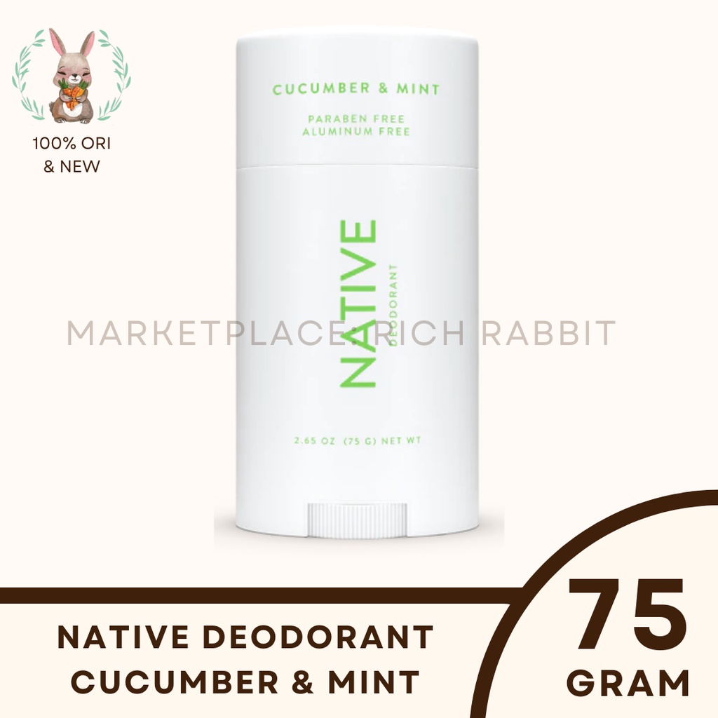 Jual Native Deodorant Organic Anti Perspirant Organik Cucumber & Mint ...