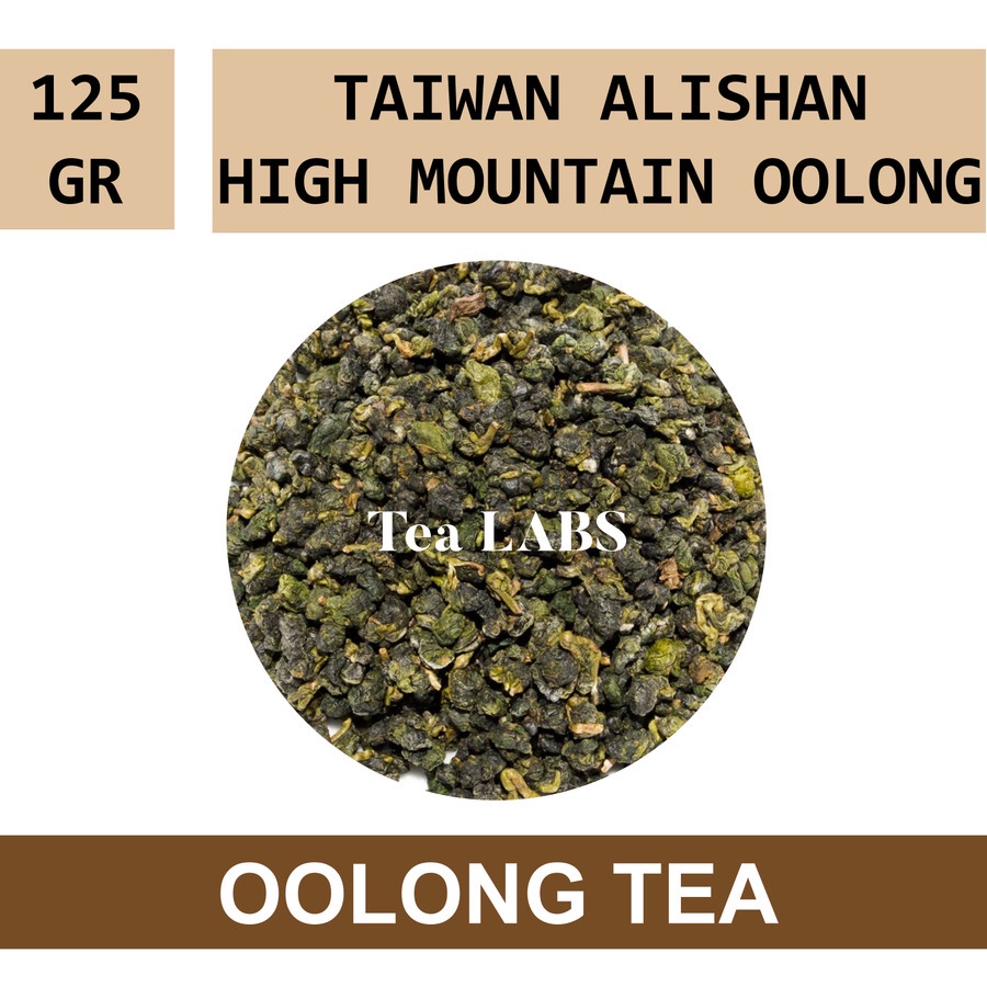 Jual Oolong Tea Alishan / Taiwan High Mountain Oolong 125 GRAM | Shopee ...