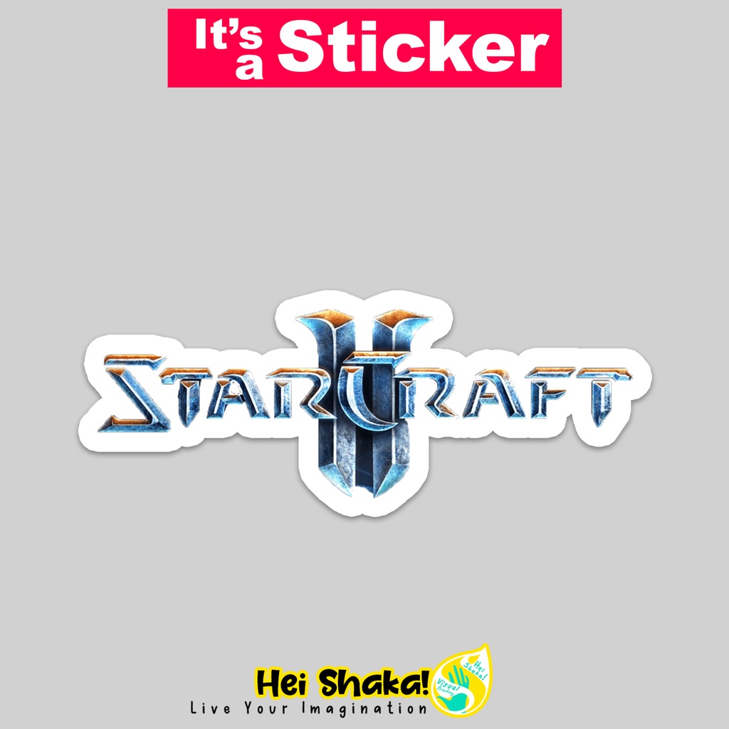 Jual Stiker Starcraft 2 Sticker Gamer Tempelan Gaming Bahan Vinyl Anti ...