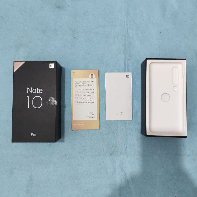 Jual DUS BOOK KARDUS BOX KARTON XIAOMI MI NOTE 10 PRO ORIGINAL COPOTAN ...