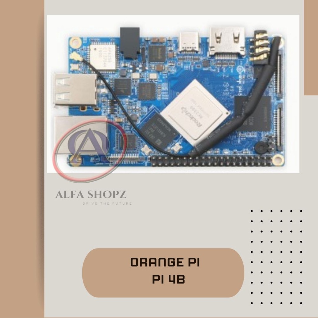 Jual ORANGE PI 4B - (4GB + 16GB EMMC built-in) ORANGE PI 4B MINI PC | Shopee Indonesia