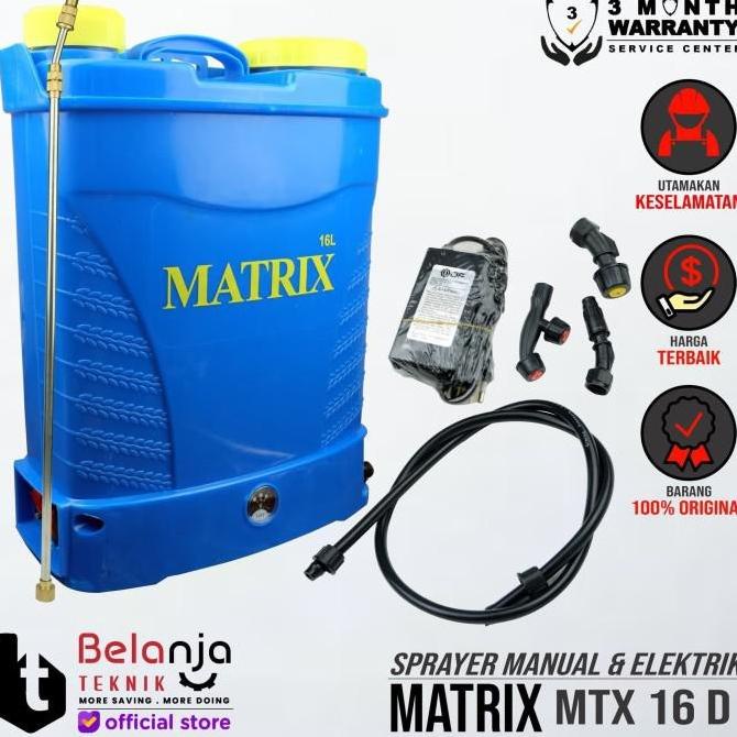 Jual Pest Spray Matrix Sprayer Manual Dan Elektrik Mtx 16 D Electric ...