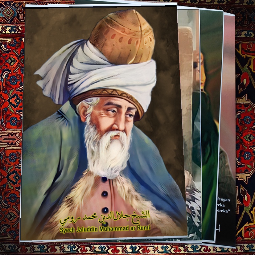 Jual POSTER SYECH MUHAMMAD JALALUDDIN AR RUMI BAHAN LUSTER UV | Shopee ...