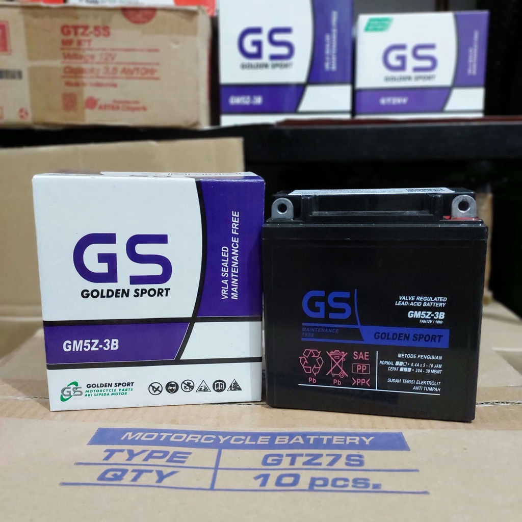 Jual Aki Motor Mio Sporty, Mio Smile, Mio Old GS GM5Z-3B MF Aki Kering Yamaha | Shopee Indonesia