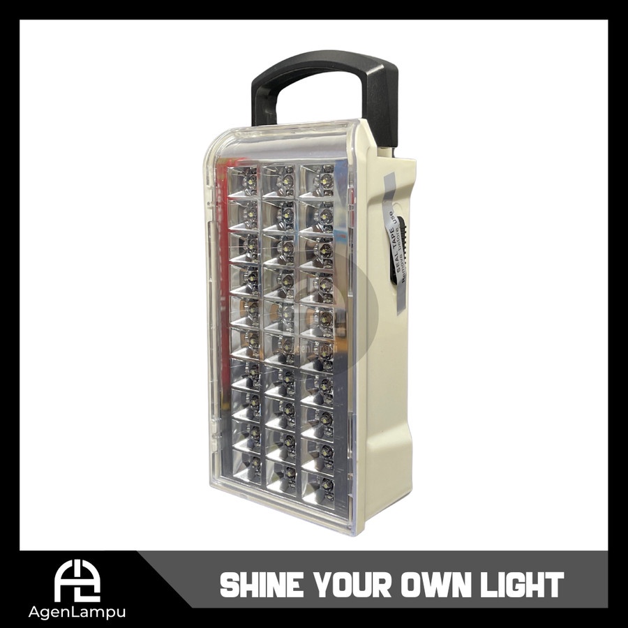 Jual LAMPU EMERGENCY LED RECHARGEABLE LANTERN 30 LED | Shopee Indonesia