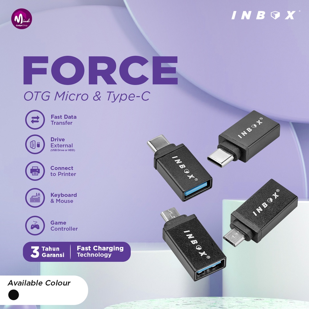 Jual OTG Connector | USB OTG | Adaptor Converter | OTG Converter Inbox ...