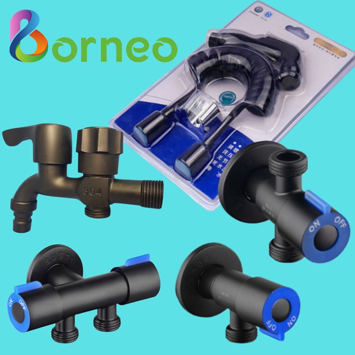 Jual Paket Jet shower bidet HITAM & stop Kran Tee jet semprotan washer ...