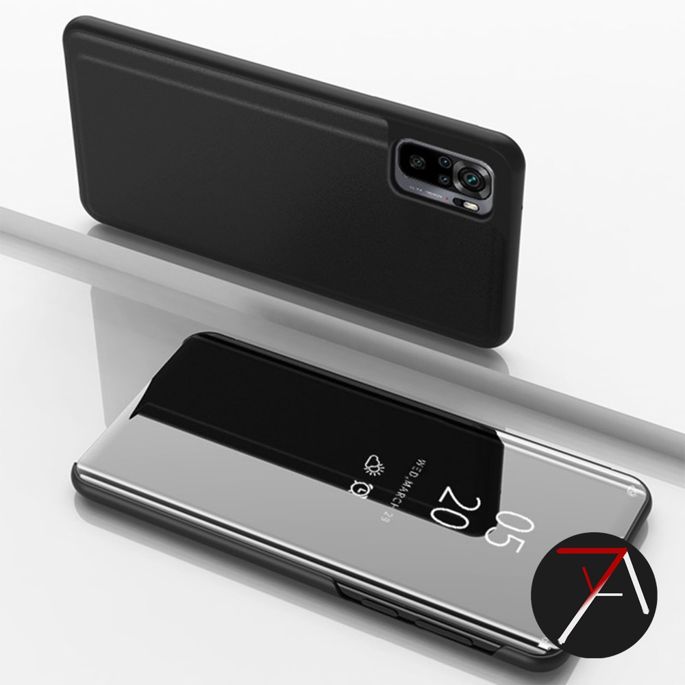 Jual Xiaomi Poco M5s PocoM5s Flip Clear View Standing luxury Cover ...