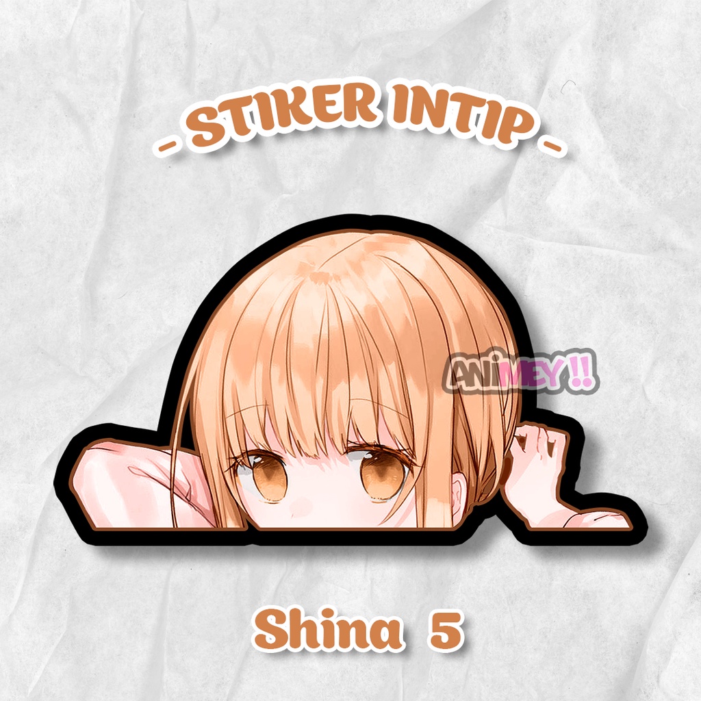 Jual Stiker Intip Shiina Mahiru / Sticker Anime Waterproof | Shopee ...