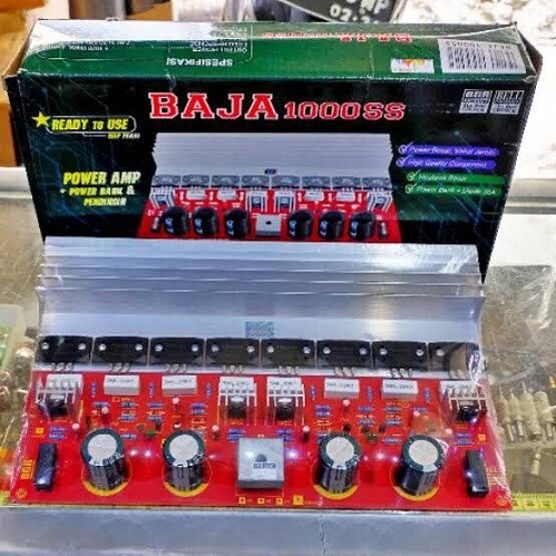 Jual Kit Power Amplifier Stereo 2x500Watt BAJA 1000SS ORIGINAL FULL TR ...