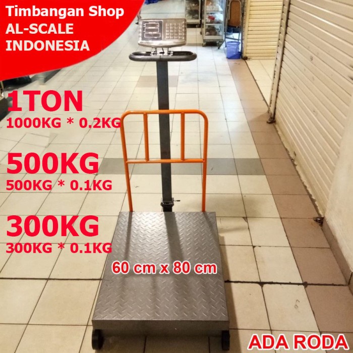 Jual Timbangan barang digital roda 1000kg | Shopee Indonesia