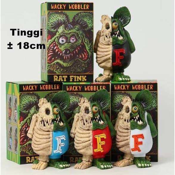 Jual Action Figure Rat Fink Wacky Wobble Ed Roth Big Daddy | Shopee ...