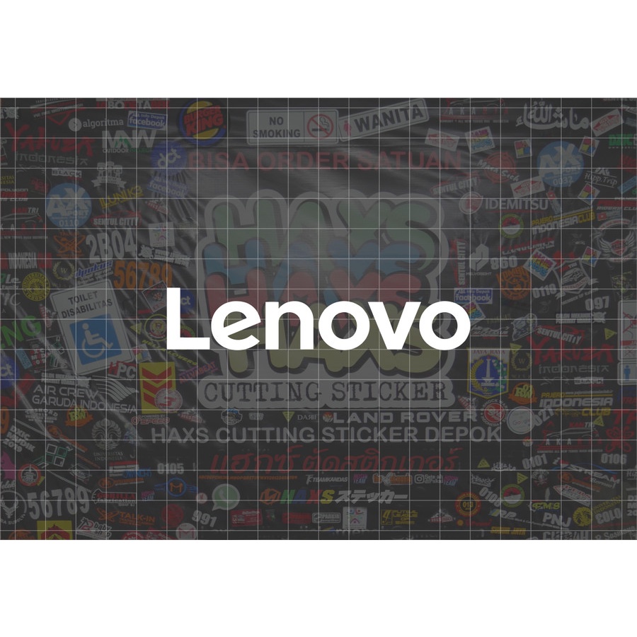 Jual Cutting Sticker Logo Lenovo Ukuran 10 Cm Untuk Motor Mobil ...